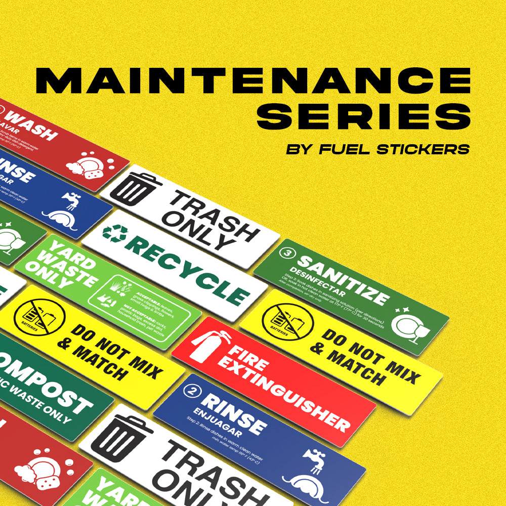 General Maintenance Labels – FuelStickers.com