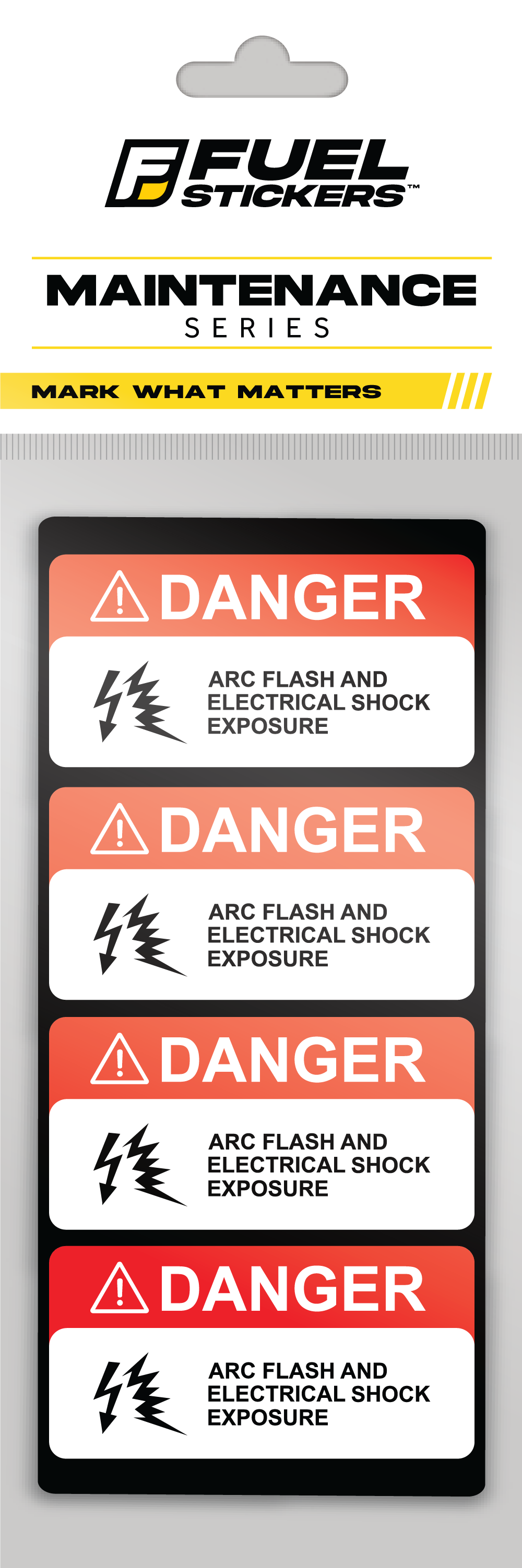 Arc Flash Stickers | 2x1 Safety Labels – FuelStickers.com