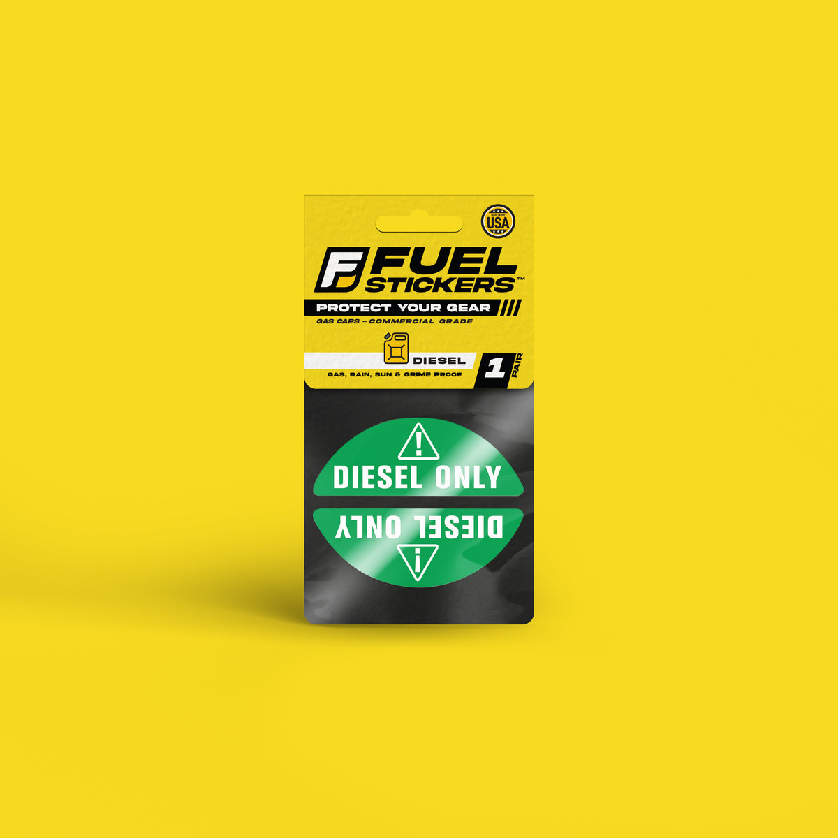 High-Quality Diesel Only Stickers - USA Made | Fuel Stickers ...