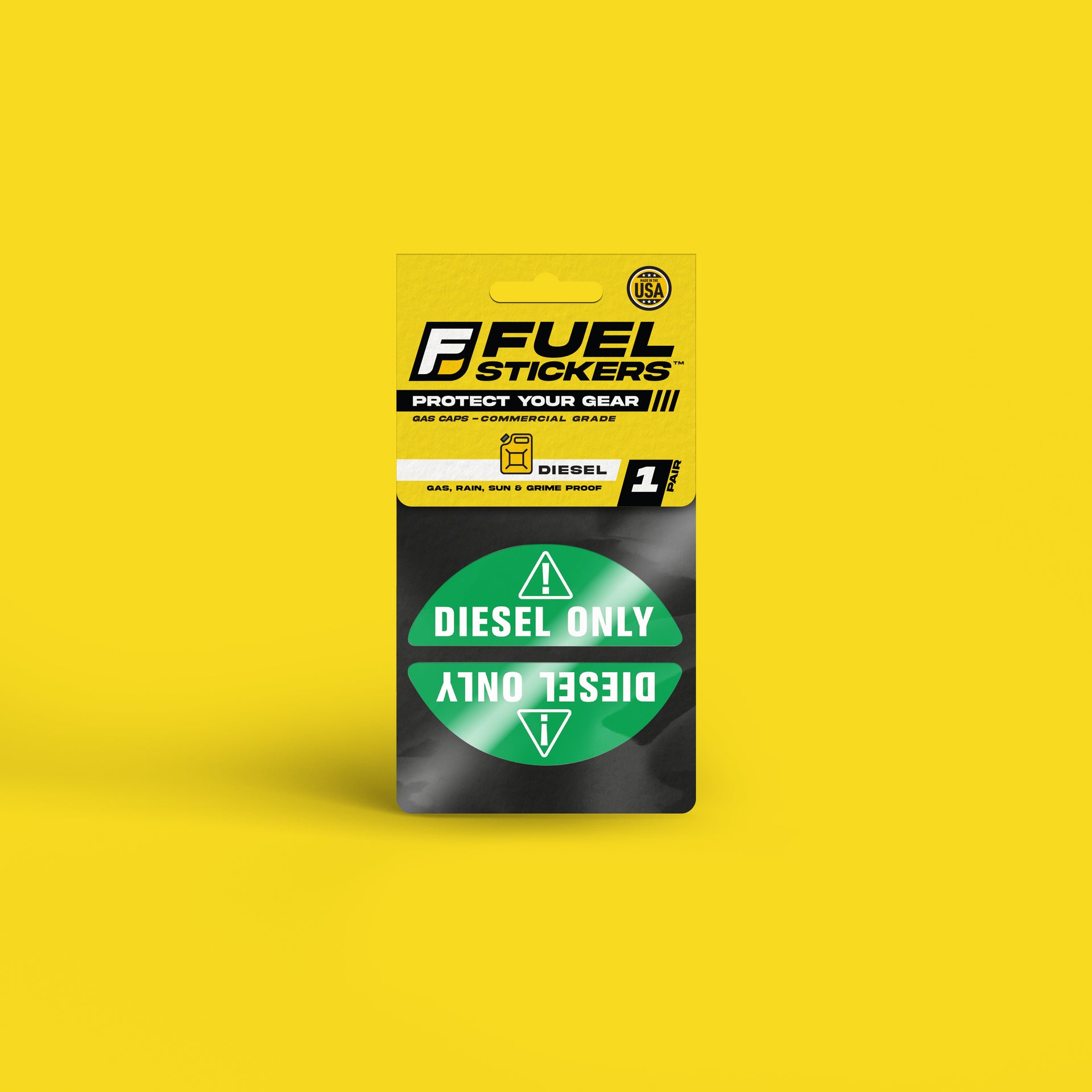 High-Quality Diesel Only Stickers - USA Made | Fuel Stickers ...