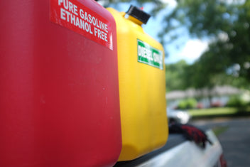 Fuel Stickers - Heavy-Duty Gas Can Labels and Outdoor Power Equipment ...