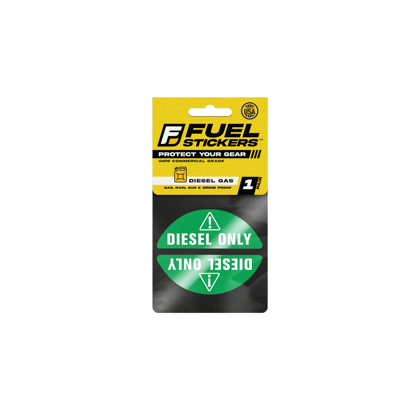 High-Quality Diesel Only Stickers - USA Made | Fuel Stickers ...