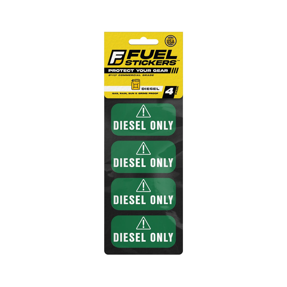 Diesel Only Sticker – Fuel Tank ID Label – FuelStickers.com