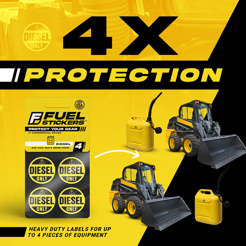 High-Quality Diesel Only Stickers - USA Made | Fuel Stickers ...