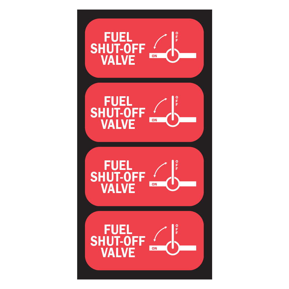 Fuel Shut Off Valve Sticker: Safety and Compliance for Industrial ...